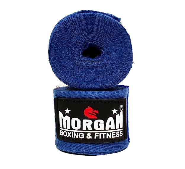 Morgan Cotton Boxing Hand Wraps 4m Long (Sold in Pairs)