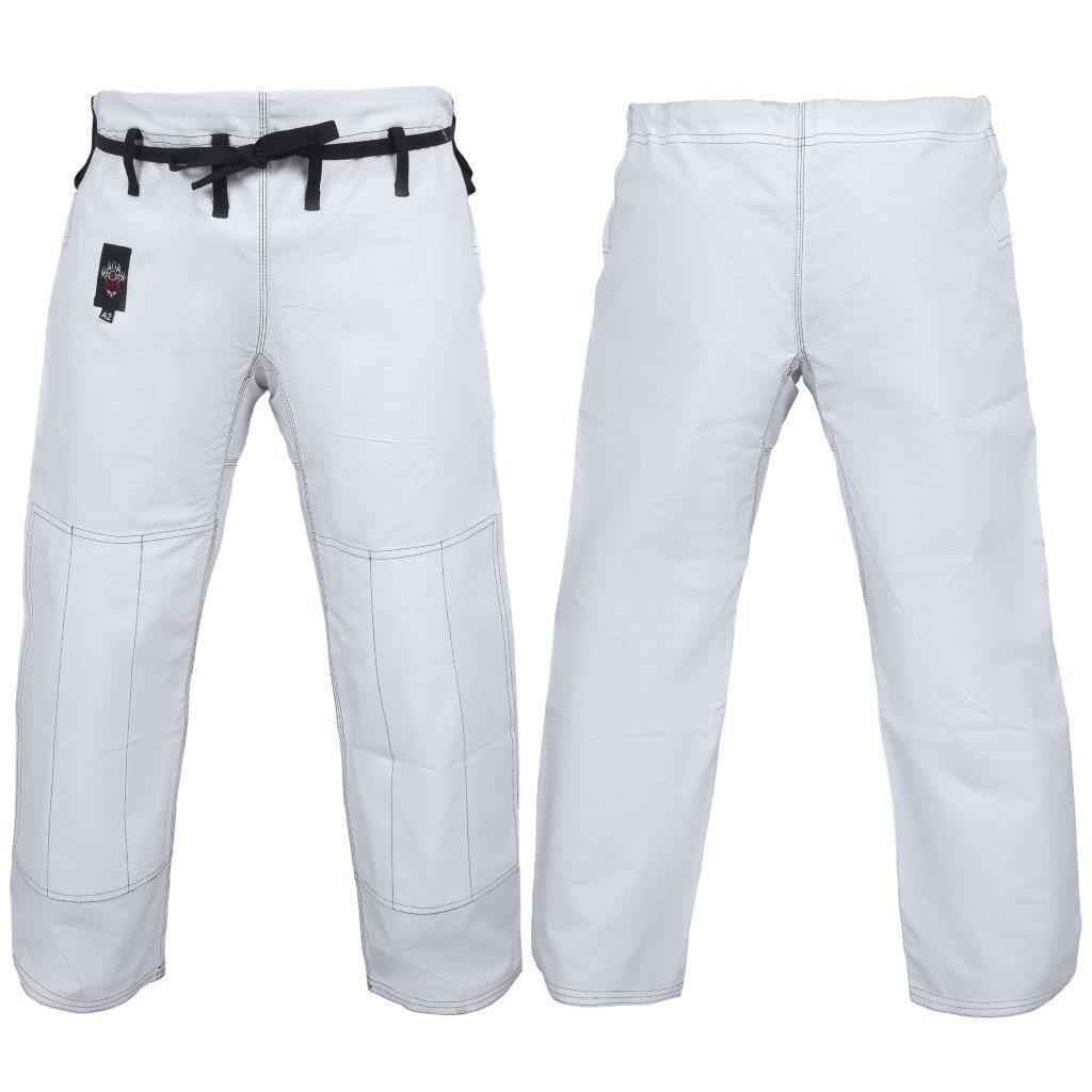 Dragon Fight Wear Competition White BJJ Gi Pants