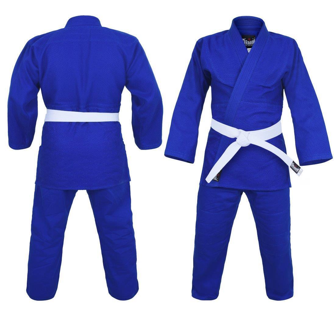 Dragon Blue Judo 1.5 Weave Gi Uniform (550 gsm) | Morgan Sports AU
